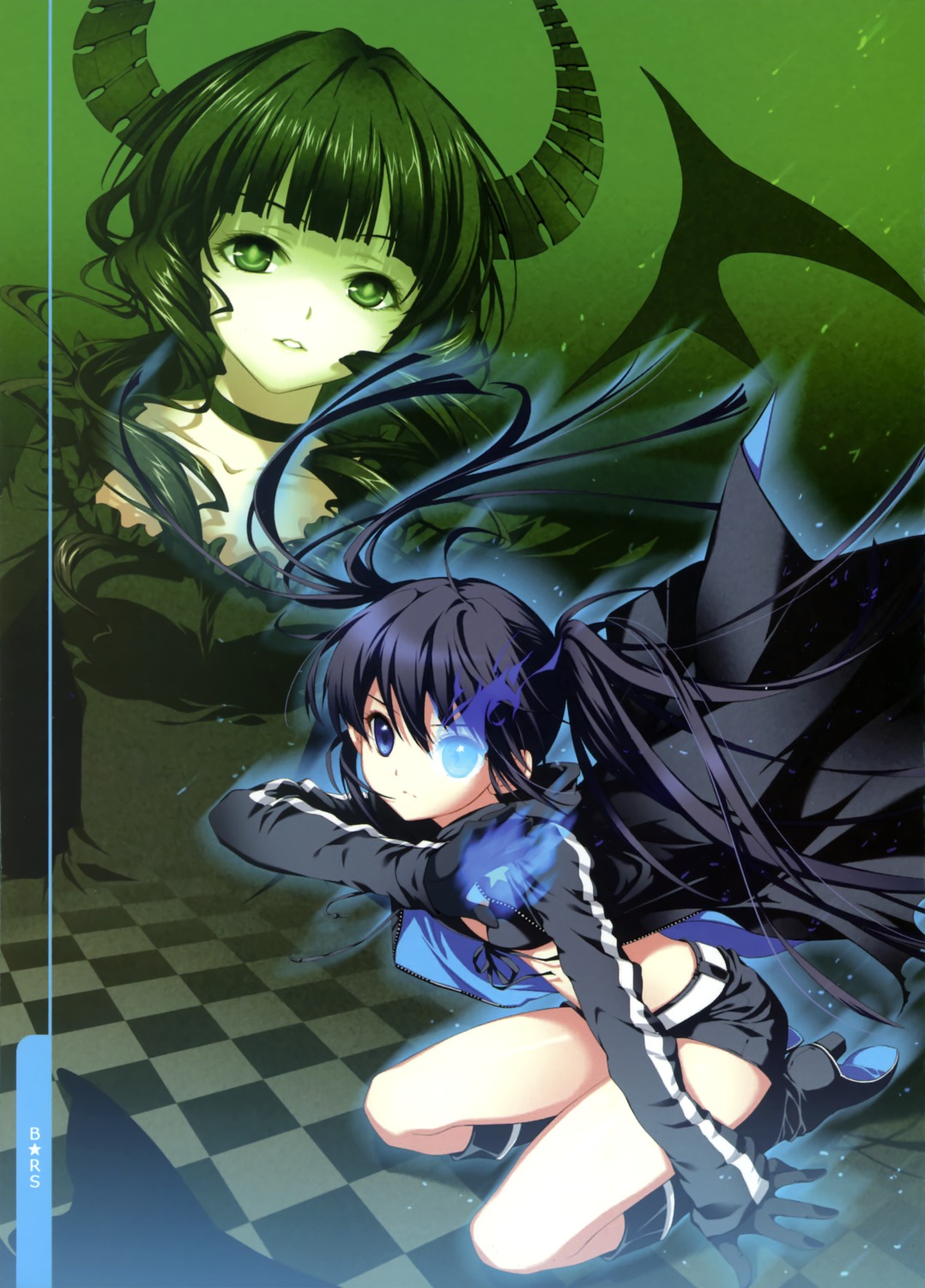 snow ring dmyo black rock shooter vocaloid black rock shooter (character) dead master bikini top ...